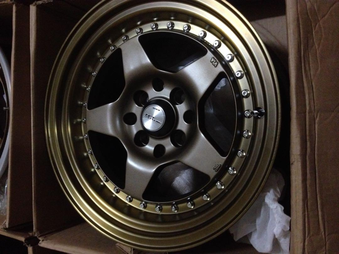 15" Work Meister CR-01 sport rim, Auto Accessories on Carousell