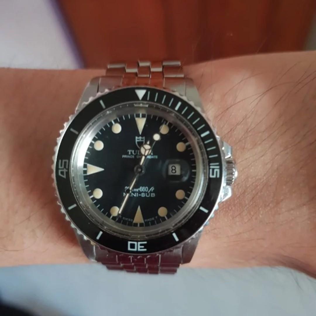 Tudor mini sub, Luxury, Watches on Carousell