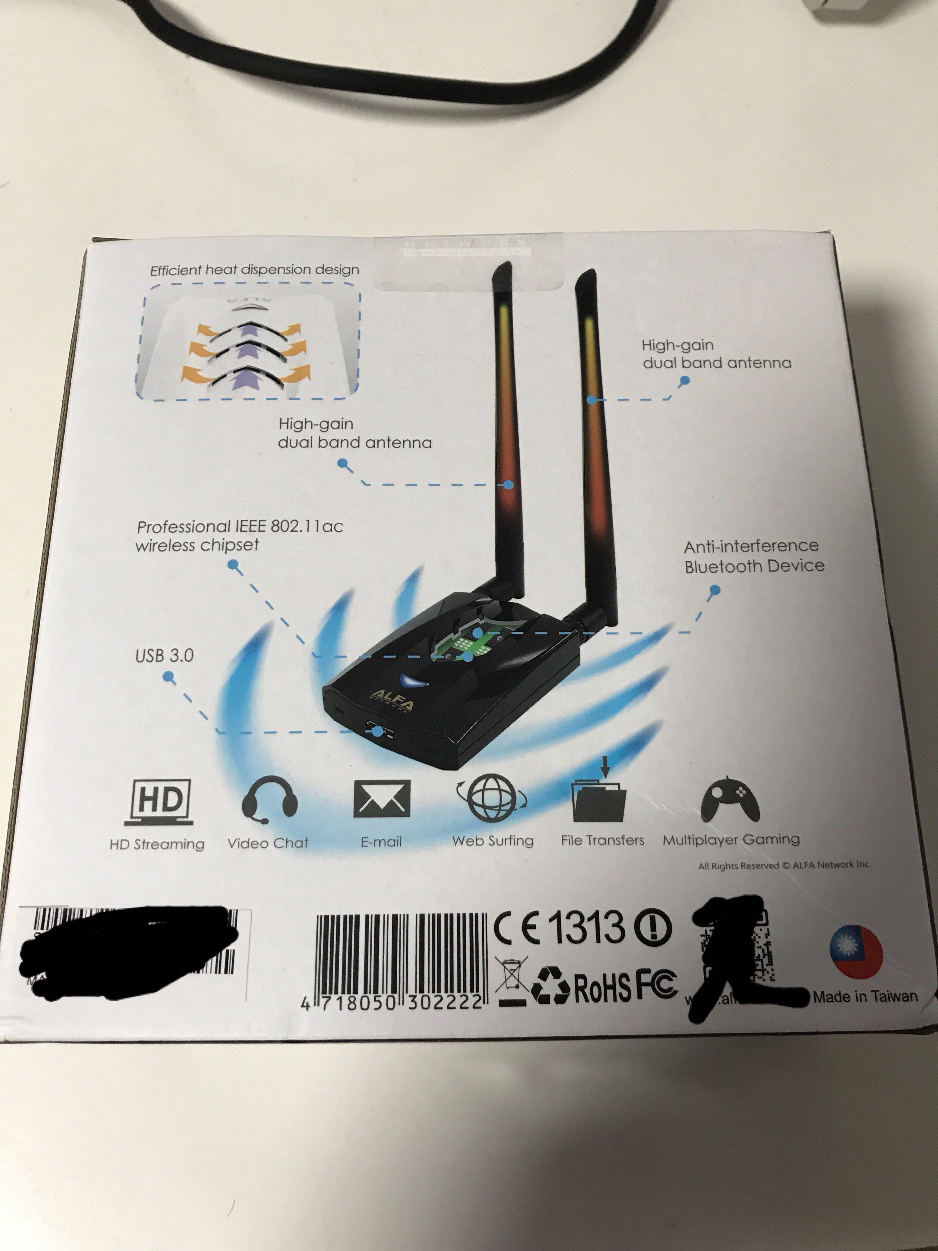 ALFA NETWORK AWUS036ACH, Computers & Tech, Parts & Accessories ...