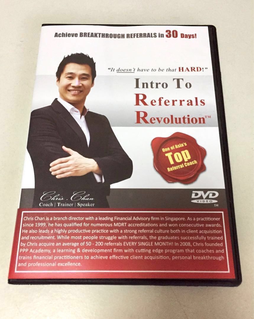 BNIP DVD Video Intro To Referrals Revolution by Chris Chan, Hobbies & Toys, Music & Media, CDs ...
