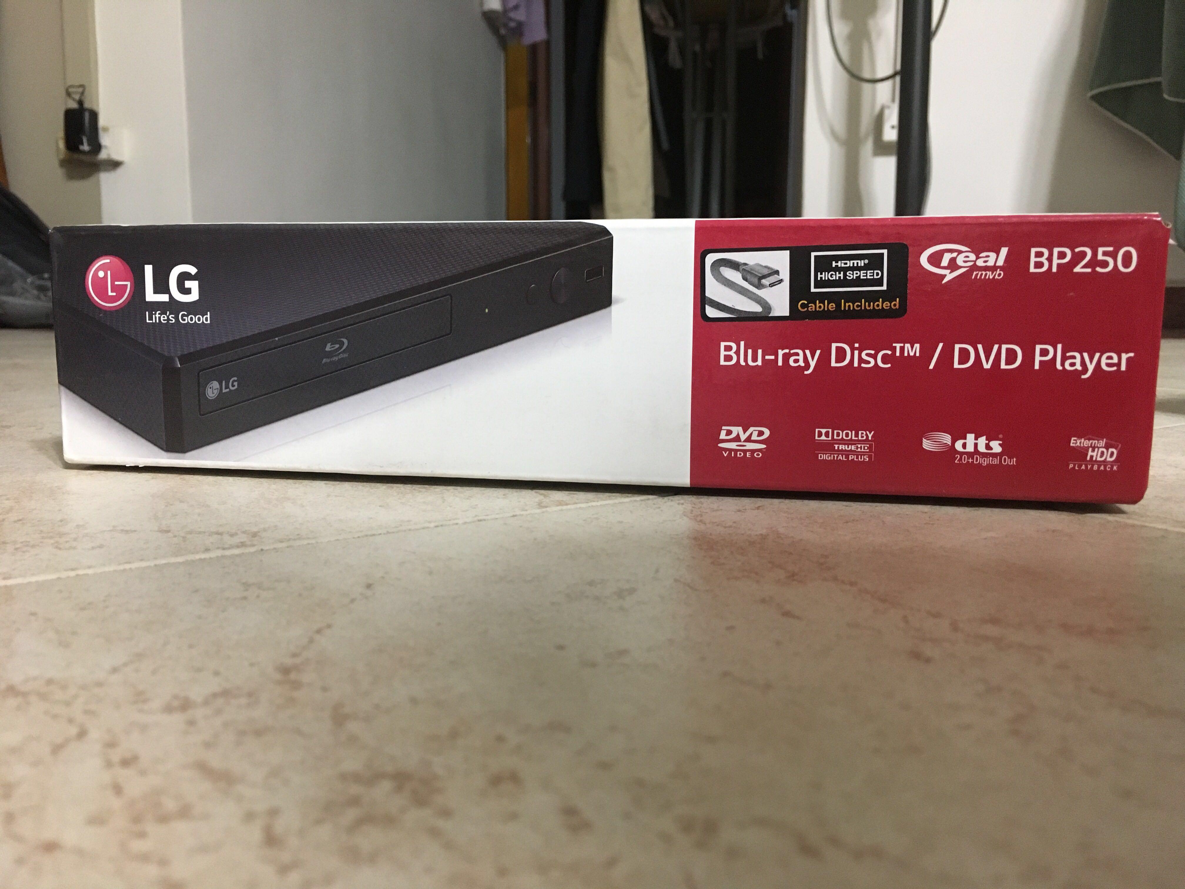 *Brand new* LG Blu-Ray Disc / DVD player (BP 250), TV & Home Appliances ...