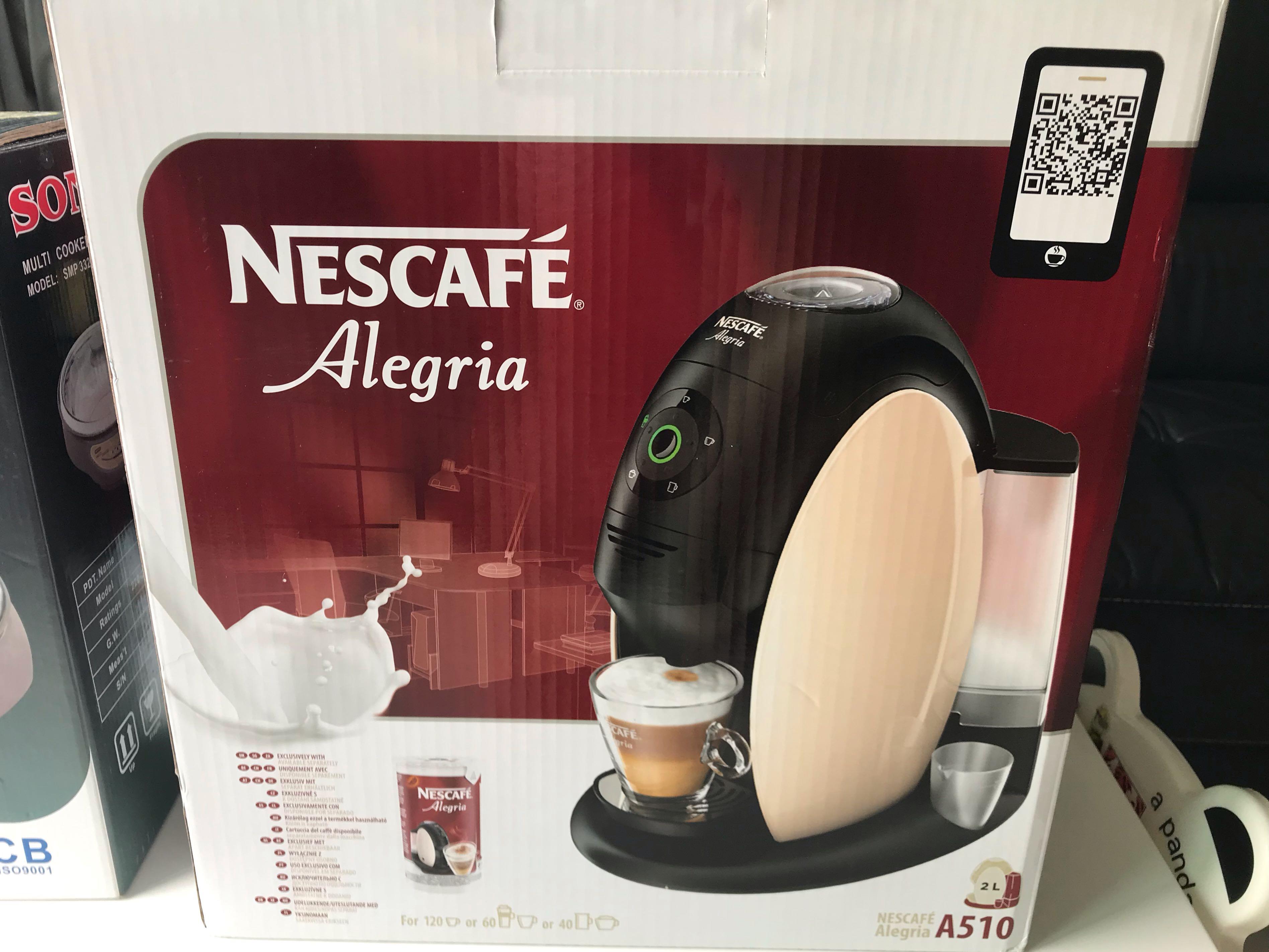 Brand New Nescafe Alegria, TV & Home Appliances, Kitchen Appliances ...