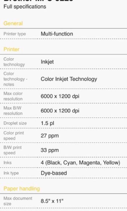 Brother MFC J220 Printer, Computers & Tech, Printers, Scanners ...