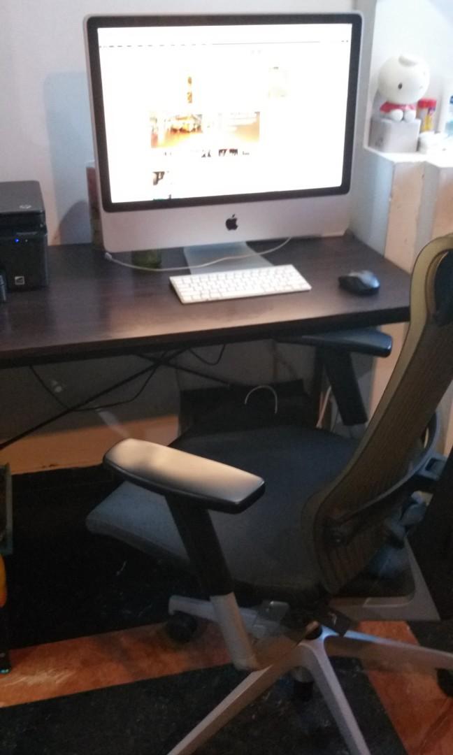 Complete set of iMac+HP Printer +Computer Table+ Exec Chair, Computers ...