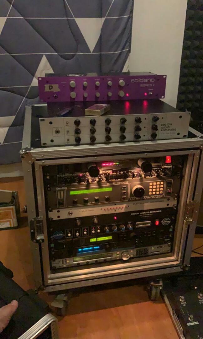 Custom audio Amplifier cae preamp rack bob bradshaw 80s style sound ...