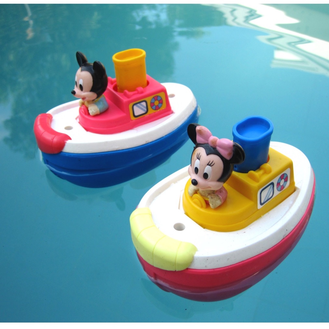 Disney Mickey Minnie Boat Toys, Hobbies & Toys, Toys & Games on Carousell