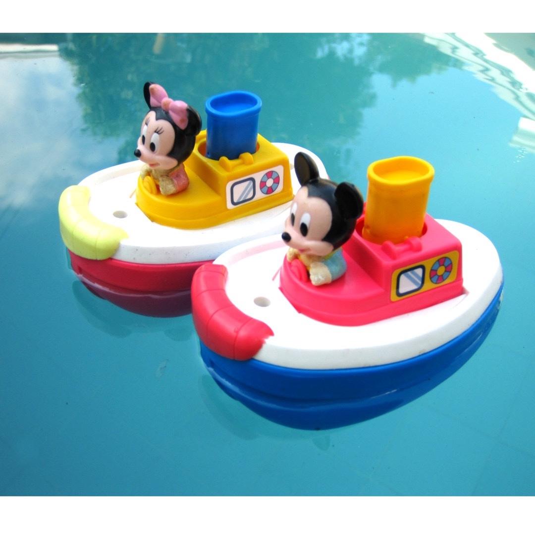 Disney Mickey Minnie Boat Toys, Hobbies & Toys, Toys & Games on Carousell