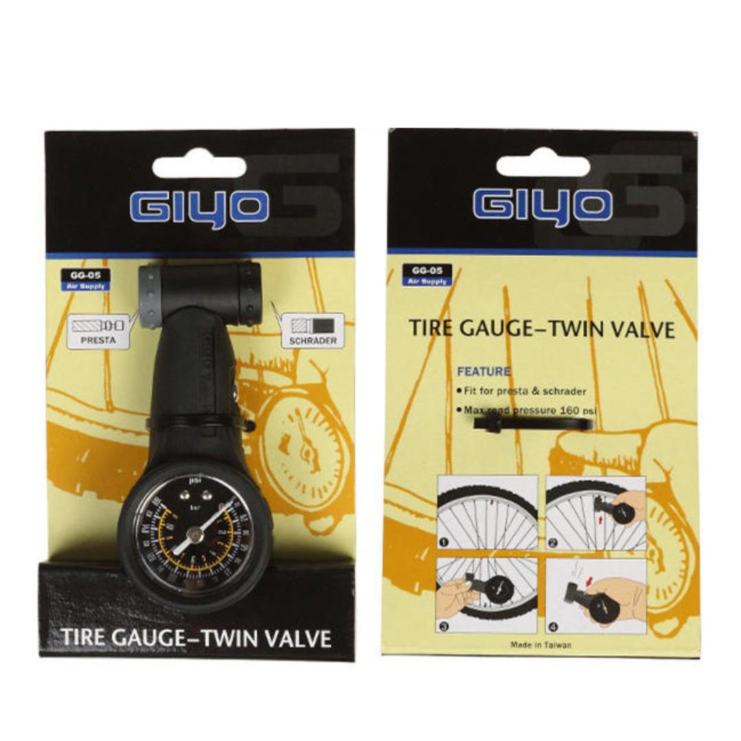 GIYO MTB RB TYRE GAUGE (PRESTA & SCHRADER), Sports Equipment, Bicycles ...