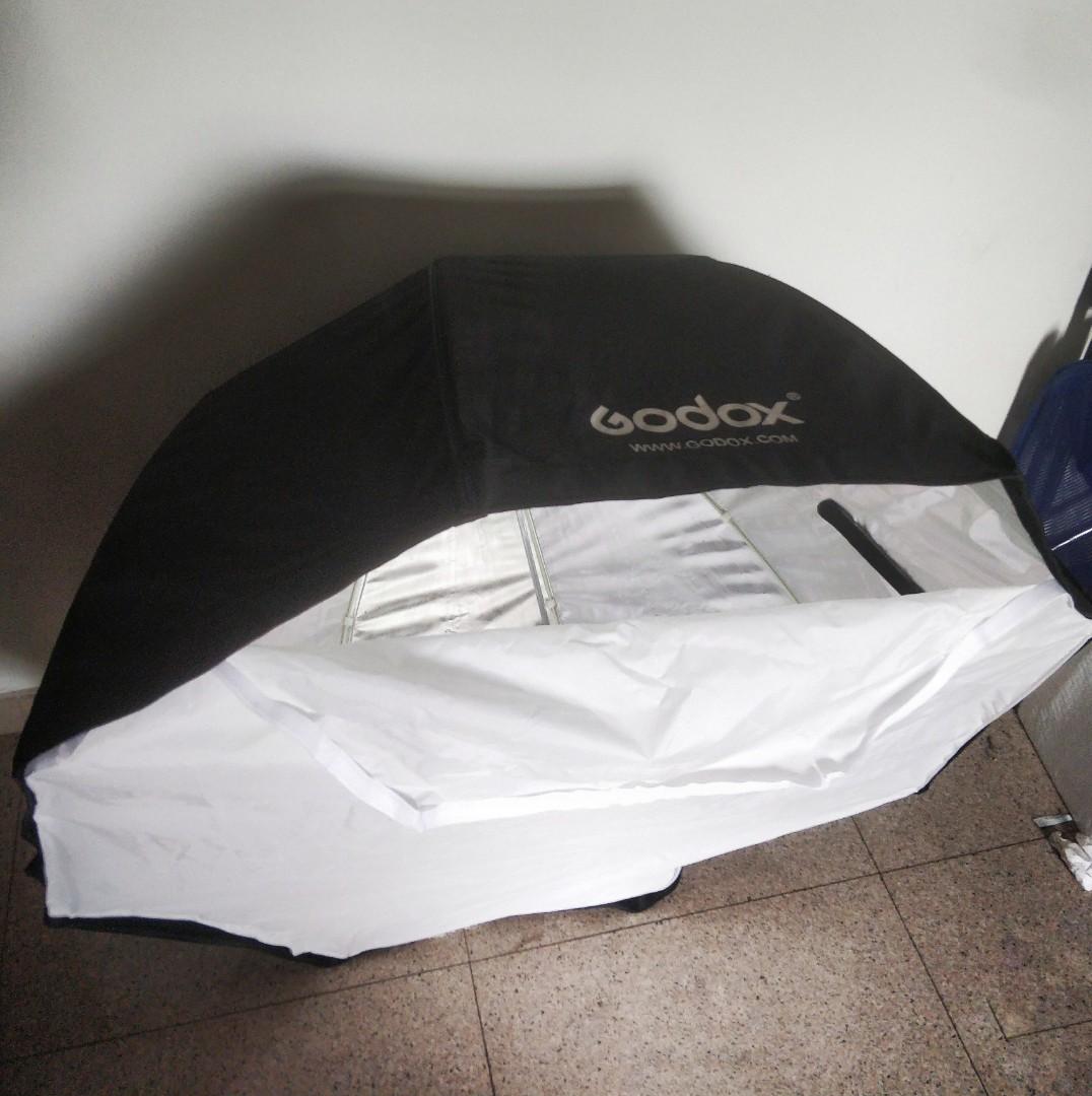 Godox 120cm portable octa soft box with diffuser, Photography, Video ...