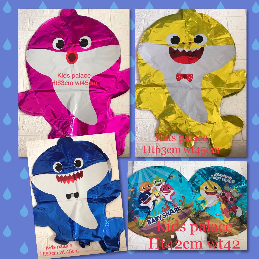 Instock pinkfong baby shark new arrival balloons deco ideal for ...