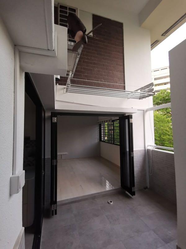 Indoor Laundry System (Manual Pulley System), Furniture & Home Living ...