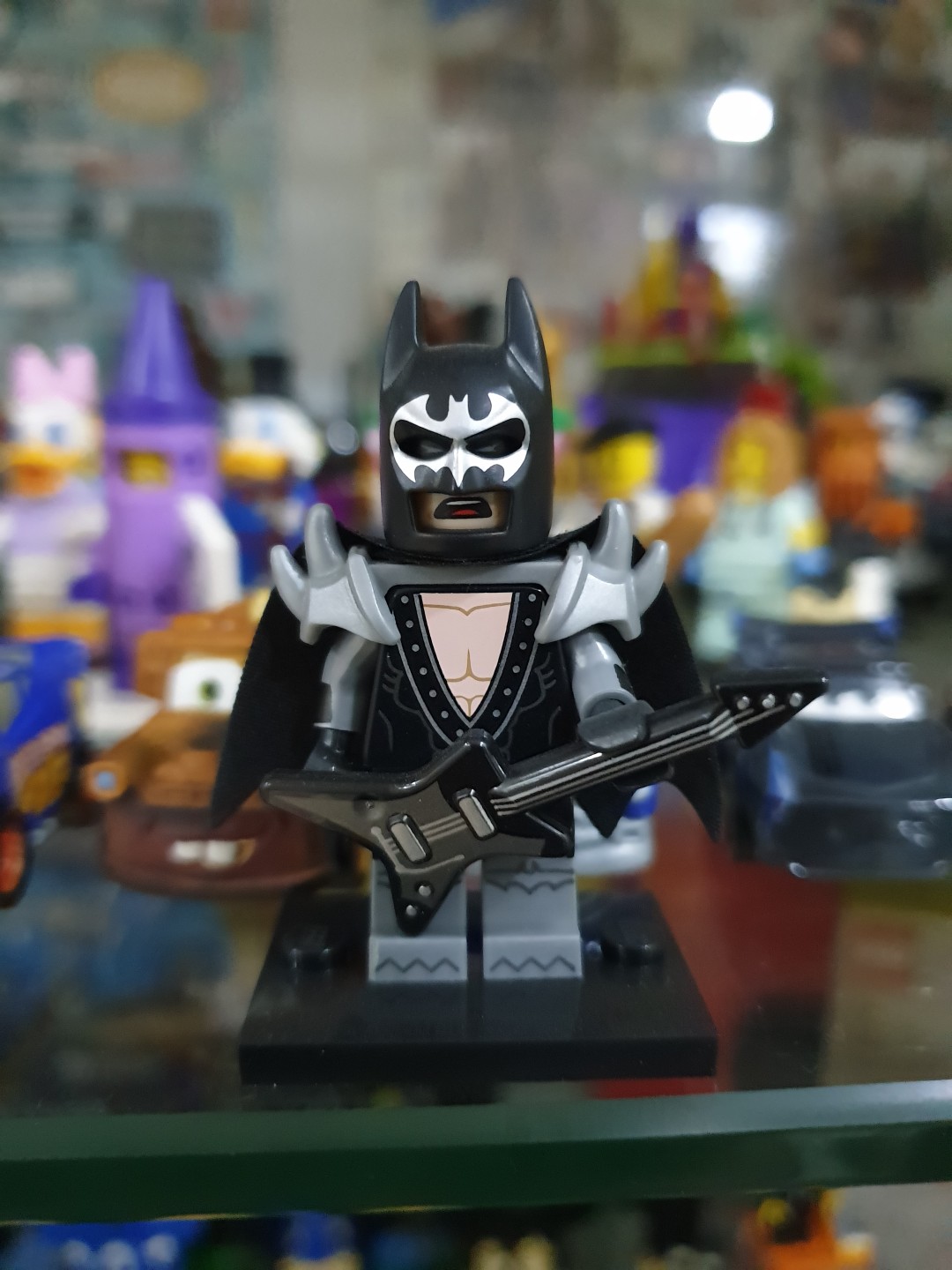 Lego Batman movie Minifigure glam metal rockstar, Hobbies & Toys, Toys ...