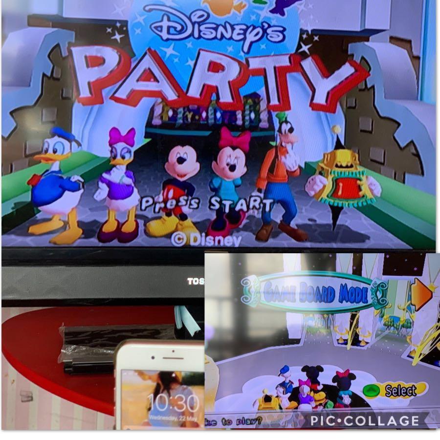 Nintendo GameCube Disney’s Party game, Video Gaming, Video Games ...