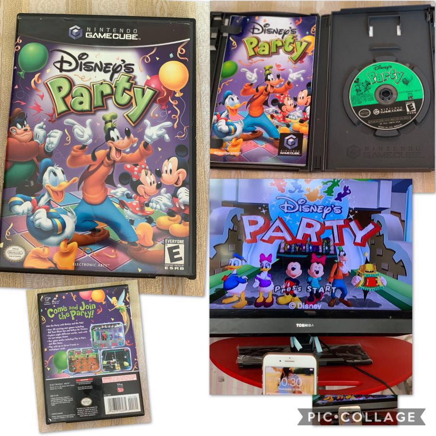 Nintendo GameCube Disney’s Party game, Video Gaming, Video Games ...