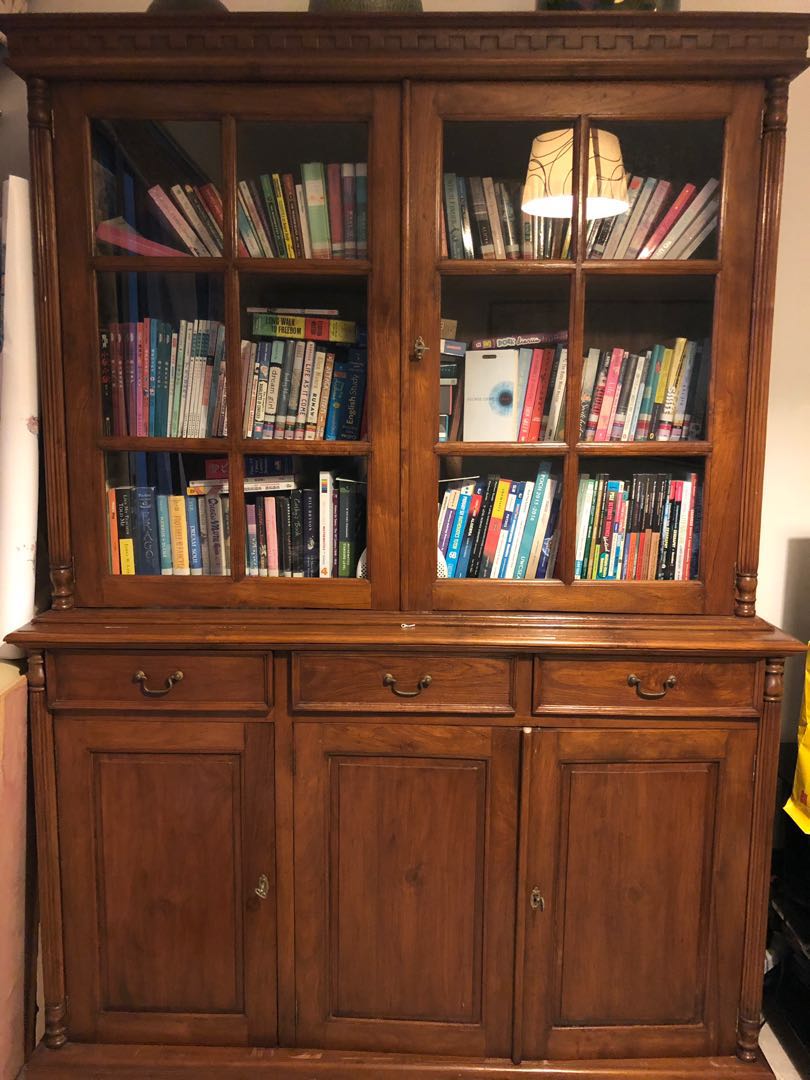 [PENDING] Teak wood cabinet, Furniture & Home Living, Furniture ...