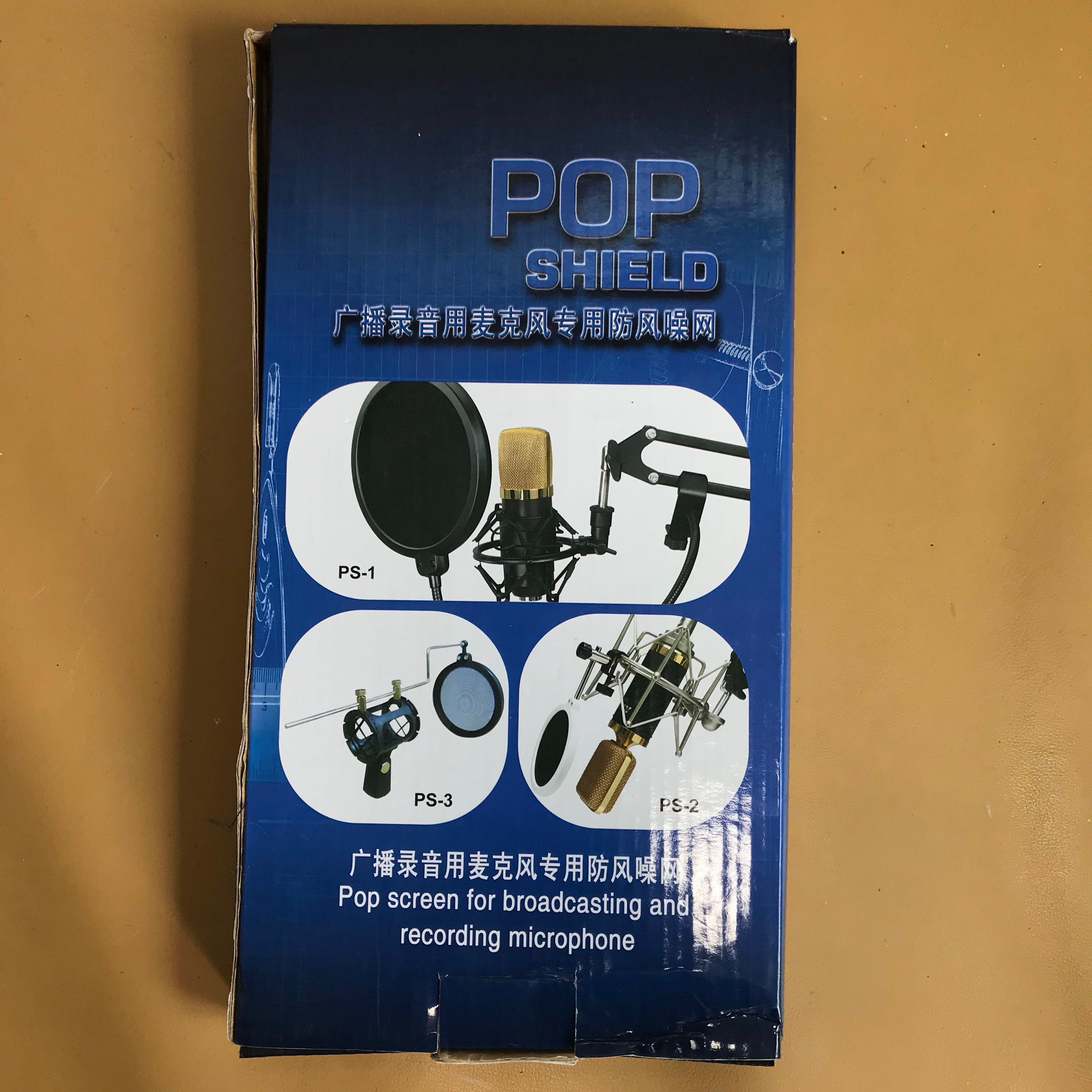 MICROPHONE POP SHIELD, Audio, Headphones & Headsets on Carousell