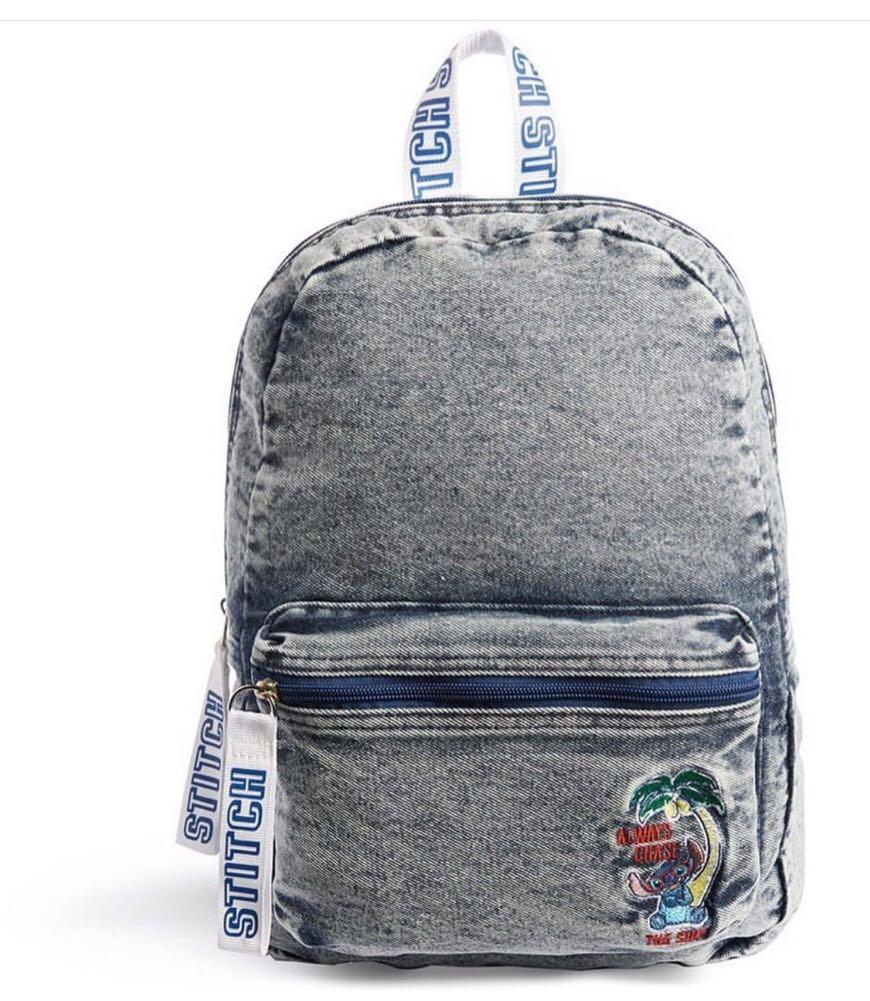 PRIMARK disney stitch backpack, Barang Mewah, Tas & Dompet di Carousell