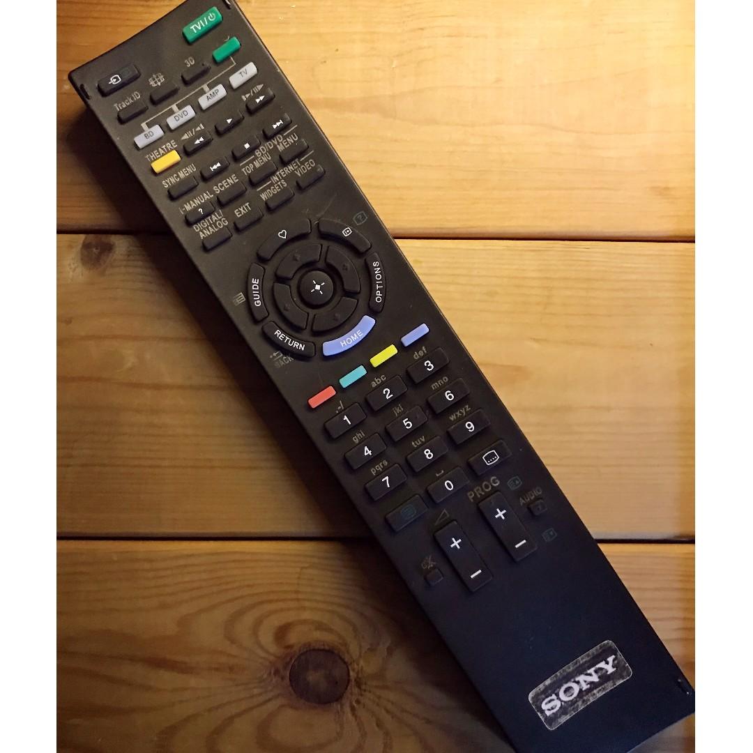 Sony Bravia TV Remote, TV & Home Appliances, TV & Entertainment, TV on ...