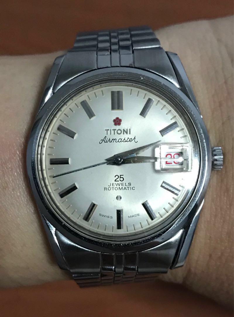 Titoni Airmaster Rotomatic 307-345, Mobile Phones & Gadgets, Wearables ...