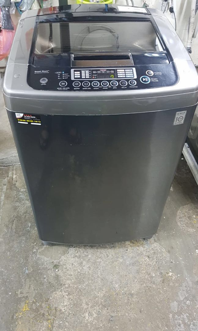 Used LG 12kg Direct Drive Top Load Washing Machine WFT126DD, TV & Home ...