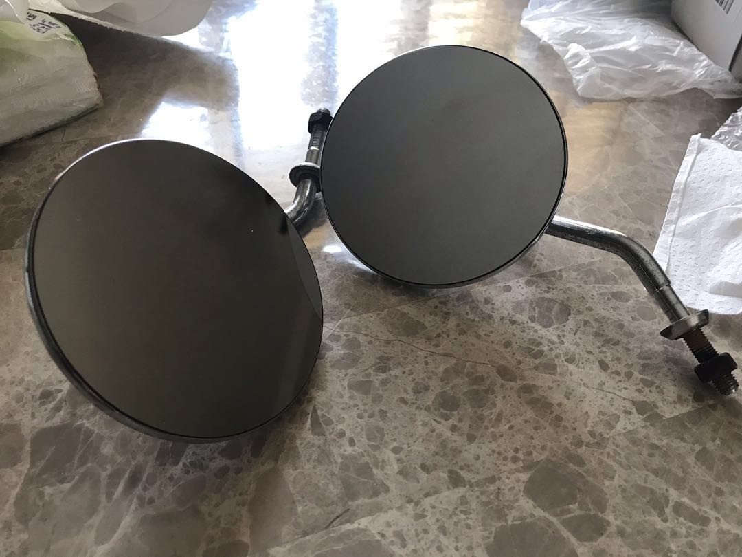 Vintage Harley Mirrors, Motorcycles, Motorcycle Accessories on Carousell