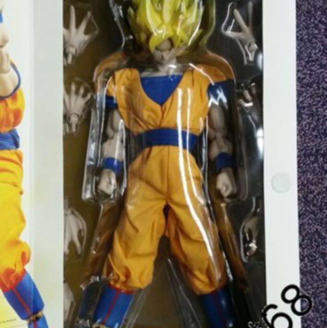 1/6 12吋 超西 孫悟空 及 黑髮頭一個 Super Son Goku (Medicom RAH Dragon Ball Z 龍珠 超級撒 ...