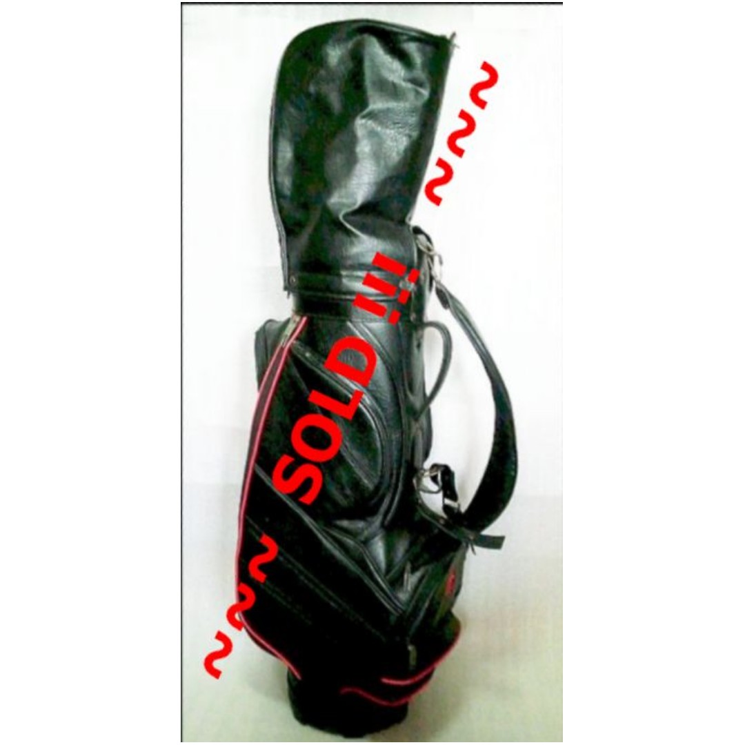 SOLD !!! ~~~ UOB ViNyL GoLF BaG $88 ~~~, Sports Equipment, Sports ...