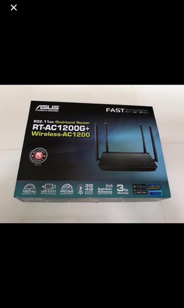 Asus dual band wireless router, Computers & Tech, Parts & Accessories ...