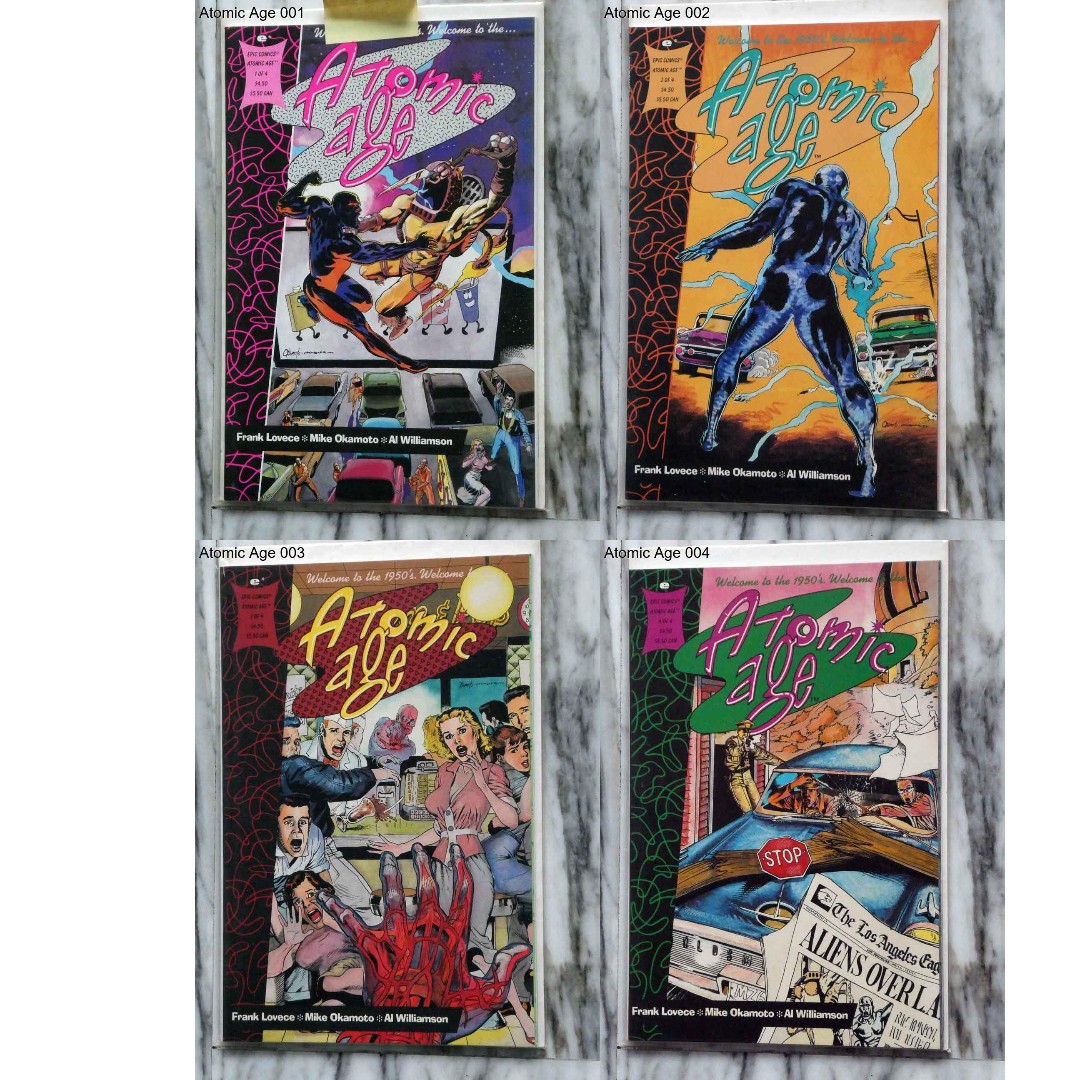 Atomic Age (#1 to #4), Hobbies & Toys, Books & Magazines, Fiction & Non ...