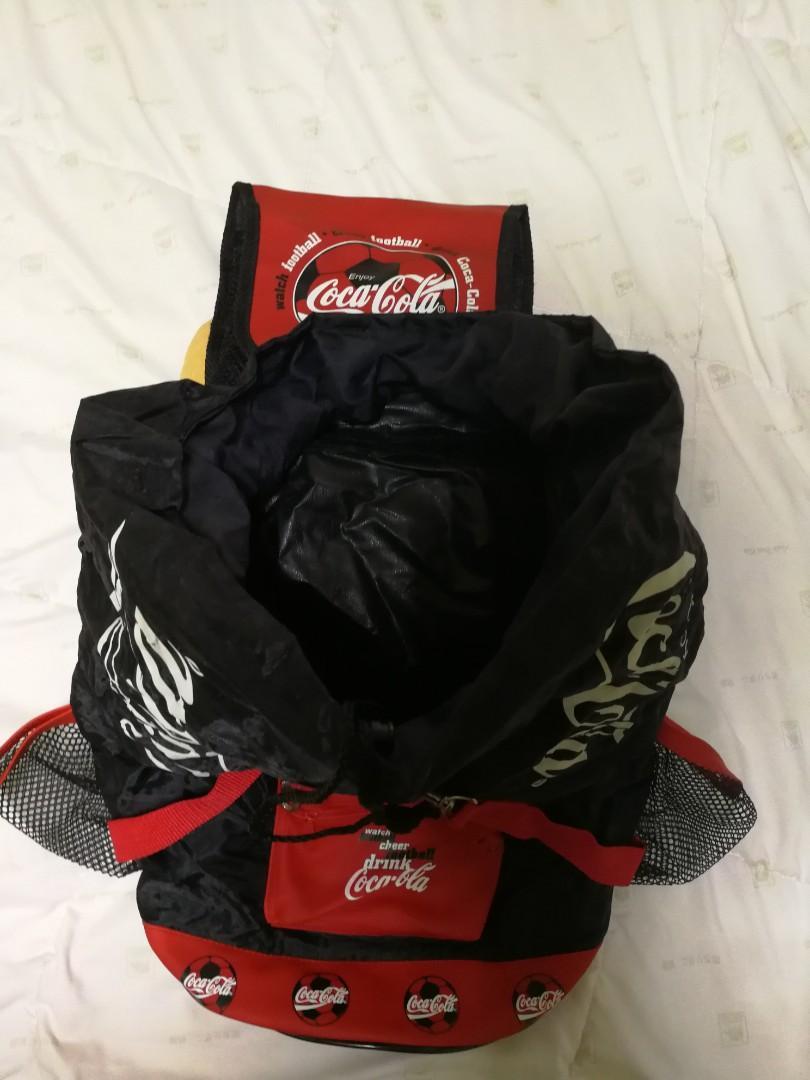 Coca cola themed backpack bag, Luxury, Bags & Wallets on Carousell