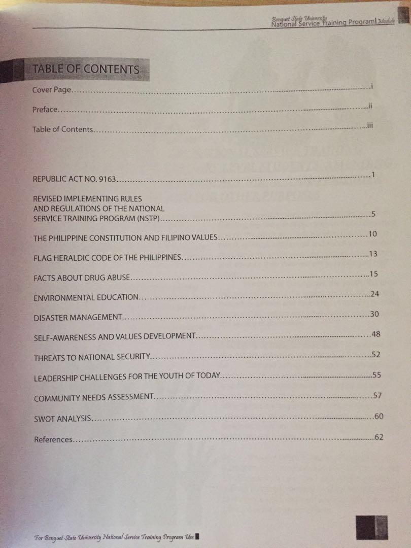 [College Textbook] NSTP-CWTS Module/Book, Hobbies & Toys, Books ...