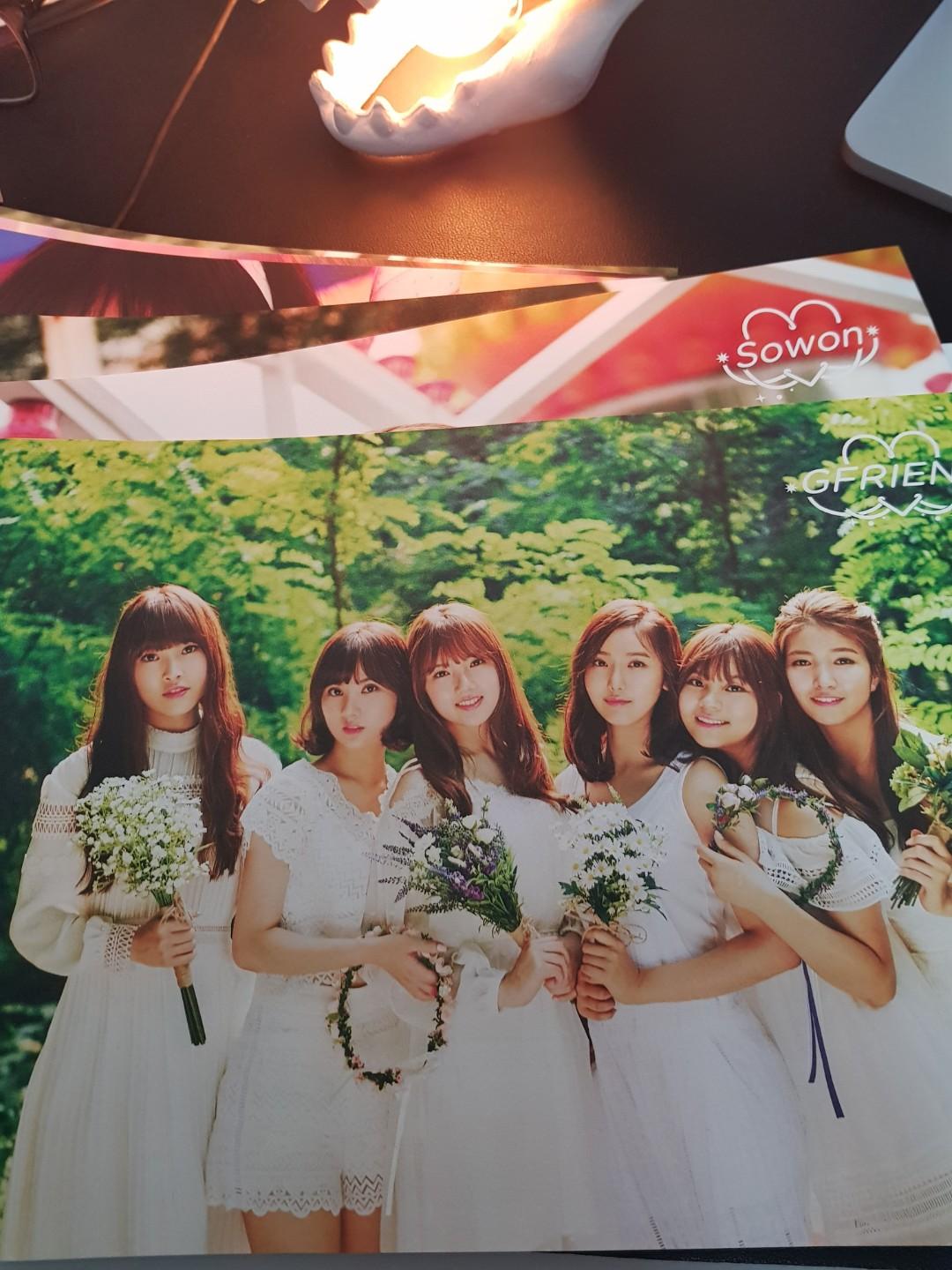 Gfriend photo poster from taiwan fanmeeting 2016, Hobbies & Toys ...