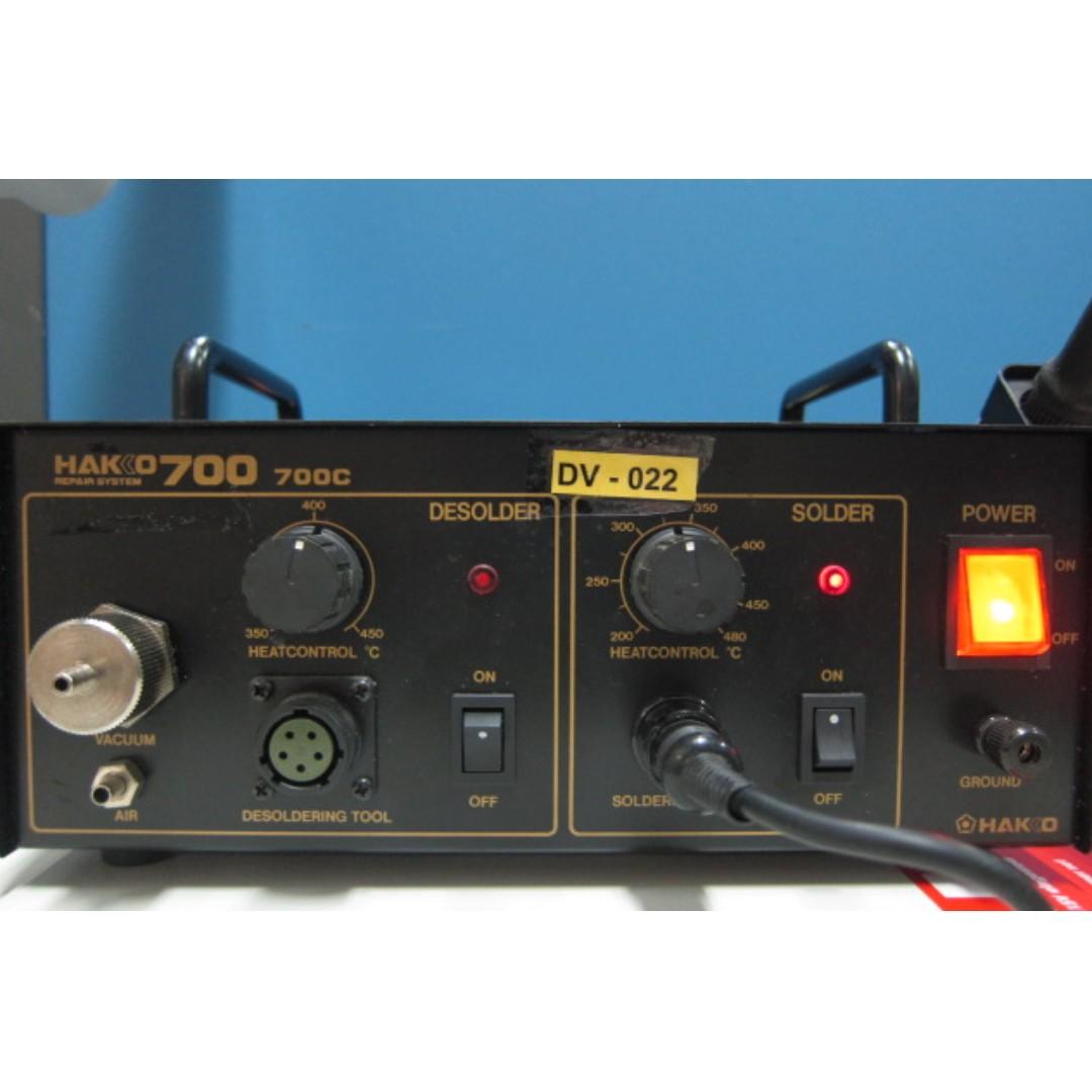 Hakko 700C Soldering & Vacuum Desoldering Station with 907 Soldering ...