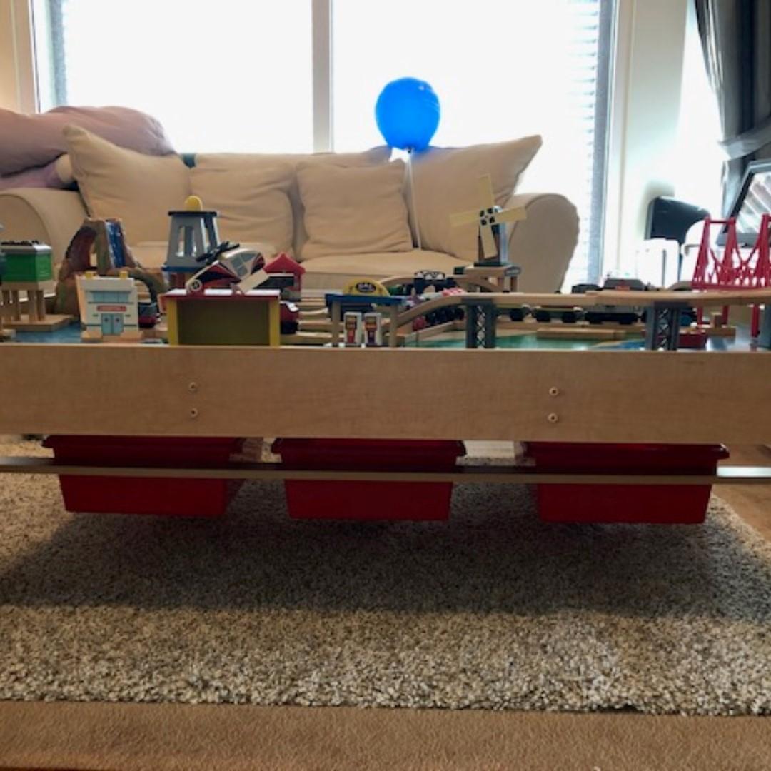 Kidcraft Train set Table, Babies & Kids, Baby Nursery & Kids Furniture ...