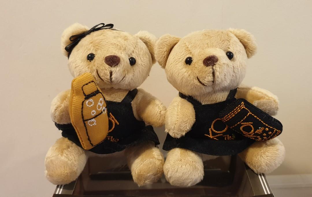 Koi Bubbletea Couple Bear with Keychain, Hobbies & Toys, Toys & Games ...
