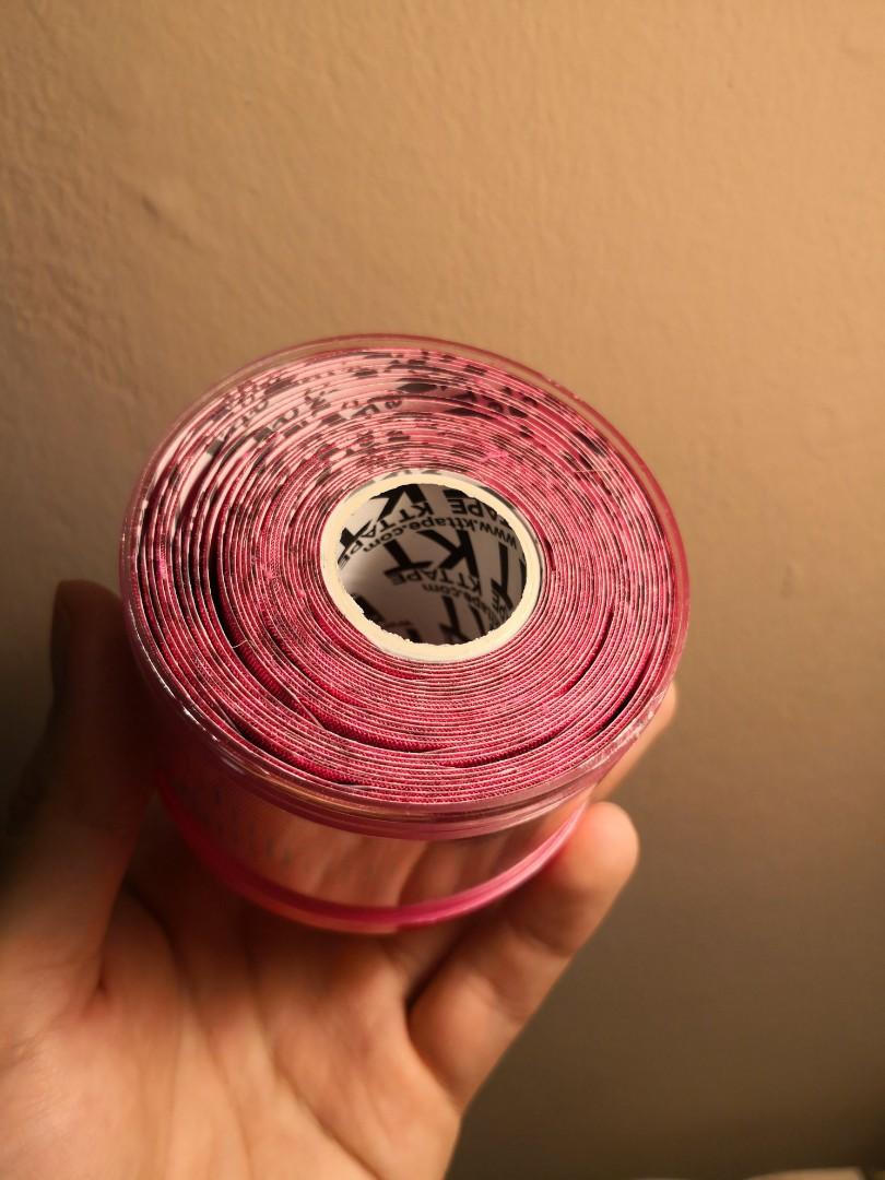 Pink KT Tape Pro (UNFINISHED ROLL), Health & Nutrition, Braces, Support ...