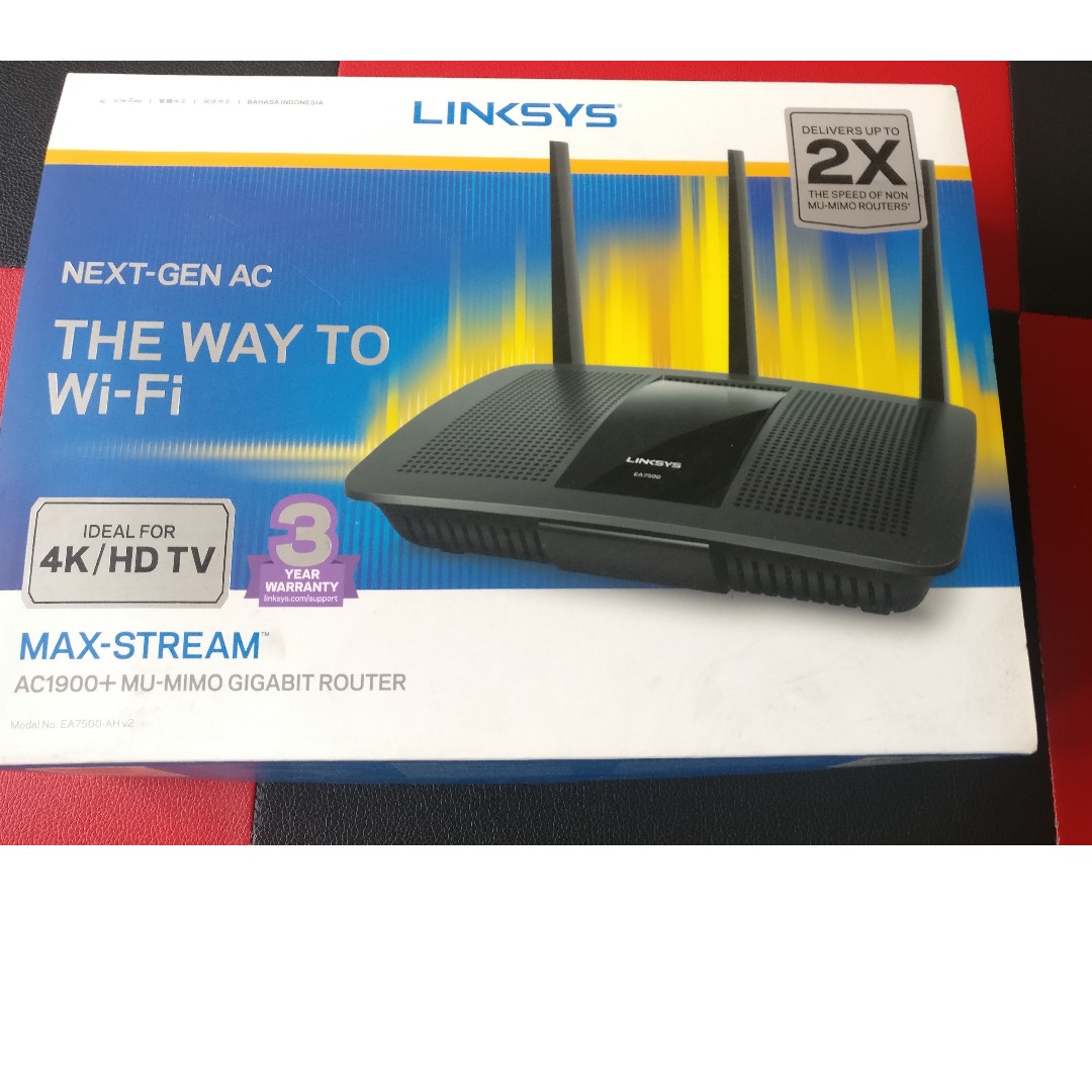 LINKSYS WI-FI Router 35SGD, Computers & Tech, Parts & Accessories ...