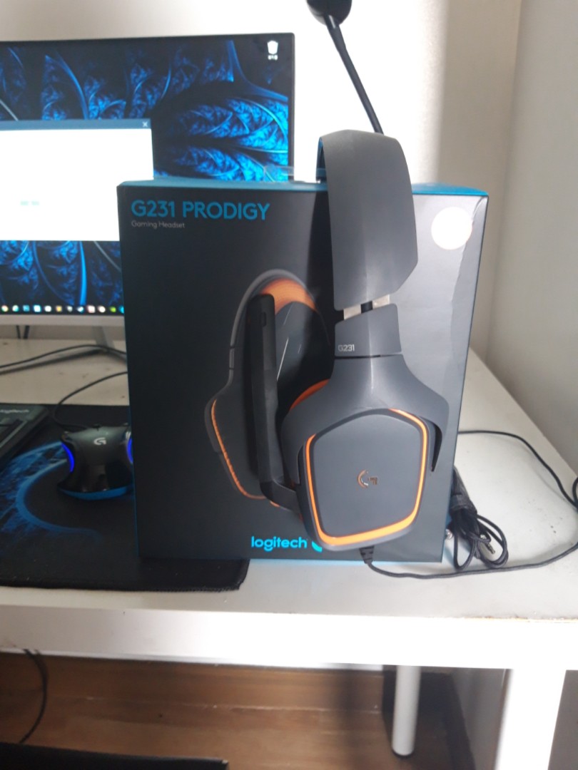 Logitech prodigy g231 gaming headset, Video Gaming, Gaming Accessories ...