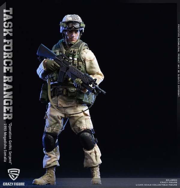 [STOCK] LW003 - Task Force Ranger, 1993 Mogadishu Somalia - 1/12 Scale ...