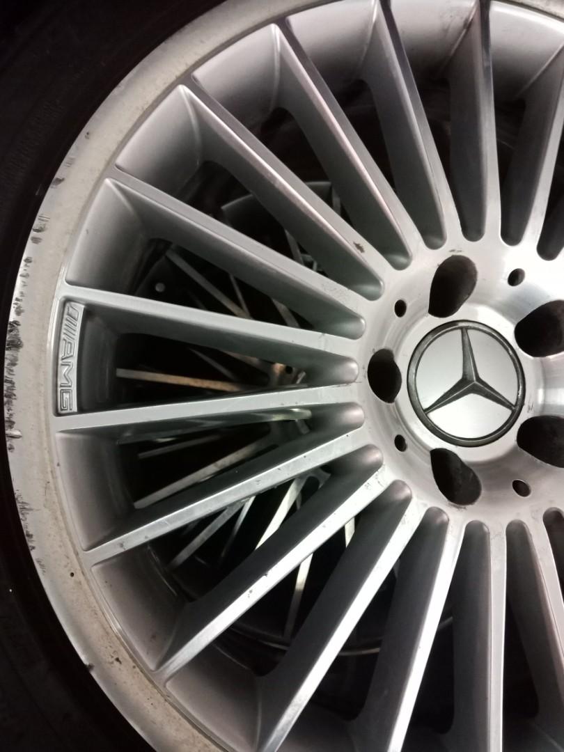 Mercedes benz AMG 18" Rims C200K W203 Staggared Rims, Auto Accessories ...