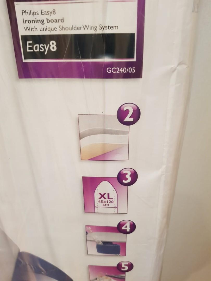 Philips Easy8 Ironing Board, Furniture & Home Living, Cleaning ...