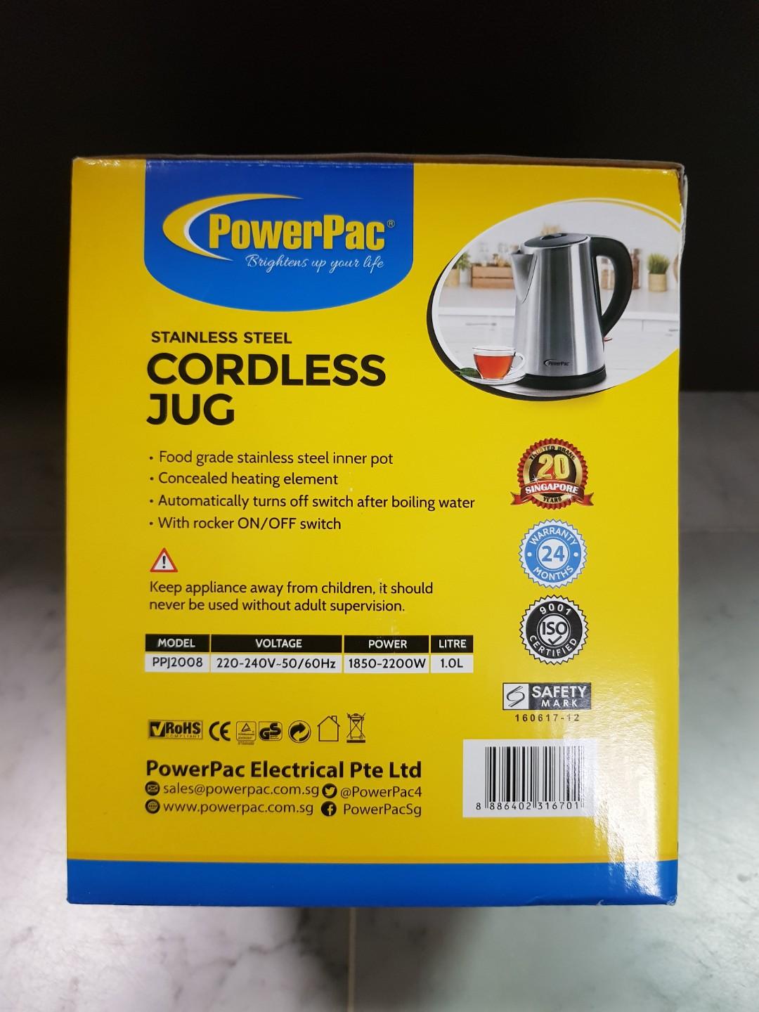 PowerPac Electrical Kettle, TV & Home Appliances, Kitchen Appliances ...