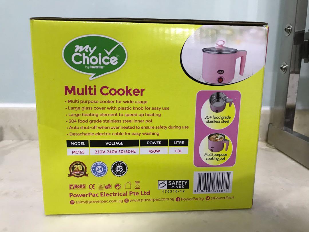 PowerPac MyChoice Multi-Cooker (1 Litre), TV & Home Appliances, Kitchen ...
