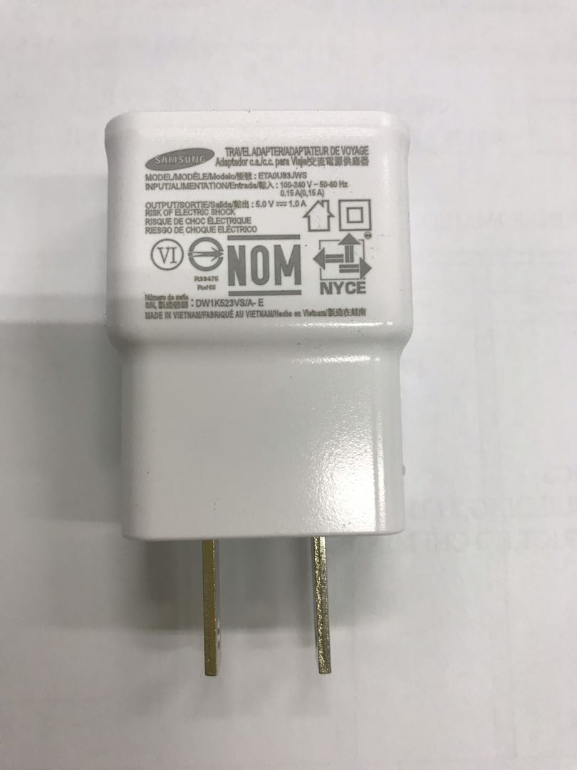 Samsung 2 pin charger, Mobile Phones & Gadgets, Mobile & Gadget ...