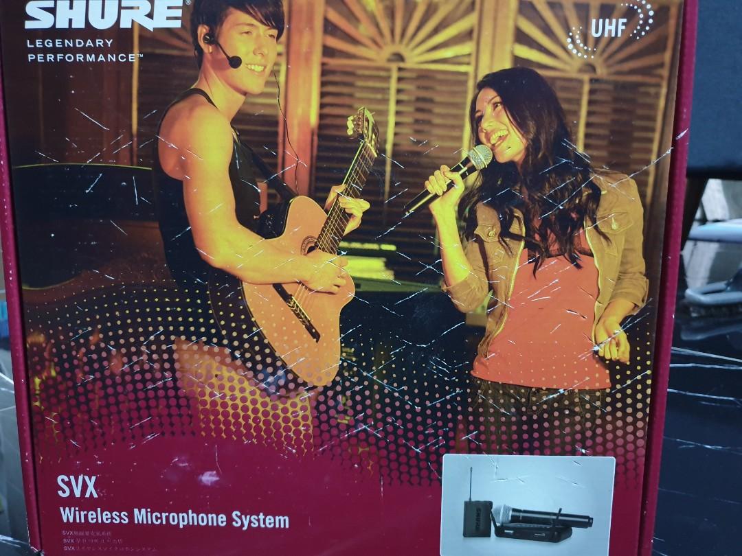 Shure SVX Wireless Mic System, Audio, Headphones & Headsets on Carousell