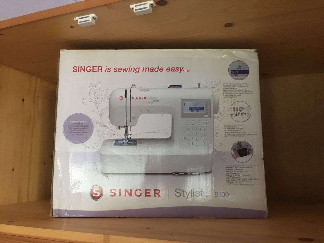 Singer Sewing Machine ( stylist 9100 ), TV & Home Appliances, Washing ...