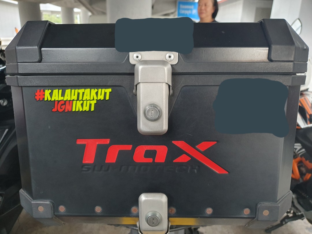 SW-Motech Trax Box, Motorcycles, Motorcycle Accessories on Carousell