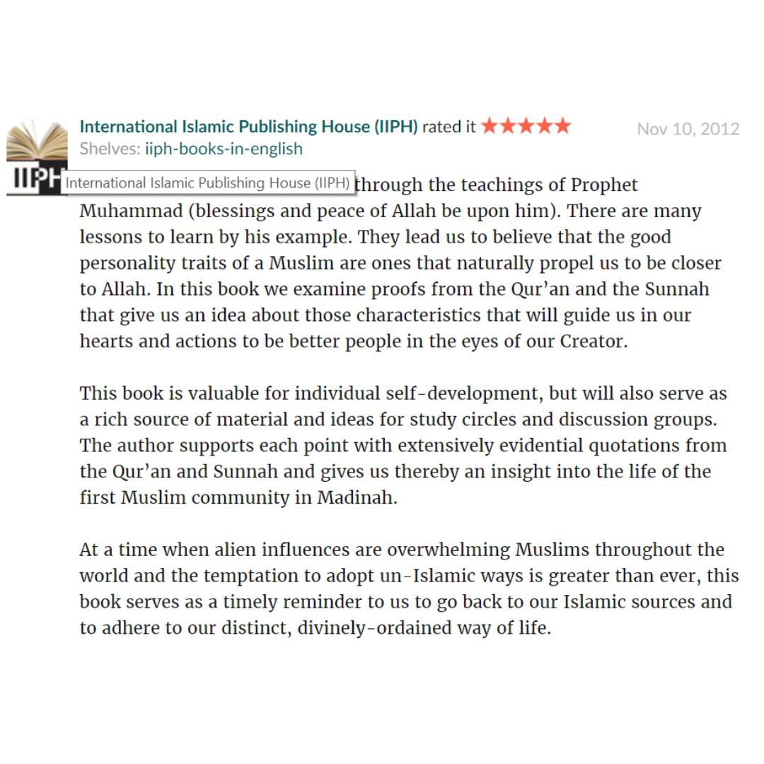 The Ideal Muslim: The True Islamic Personality as Defined in the Quran ...