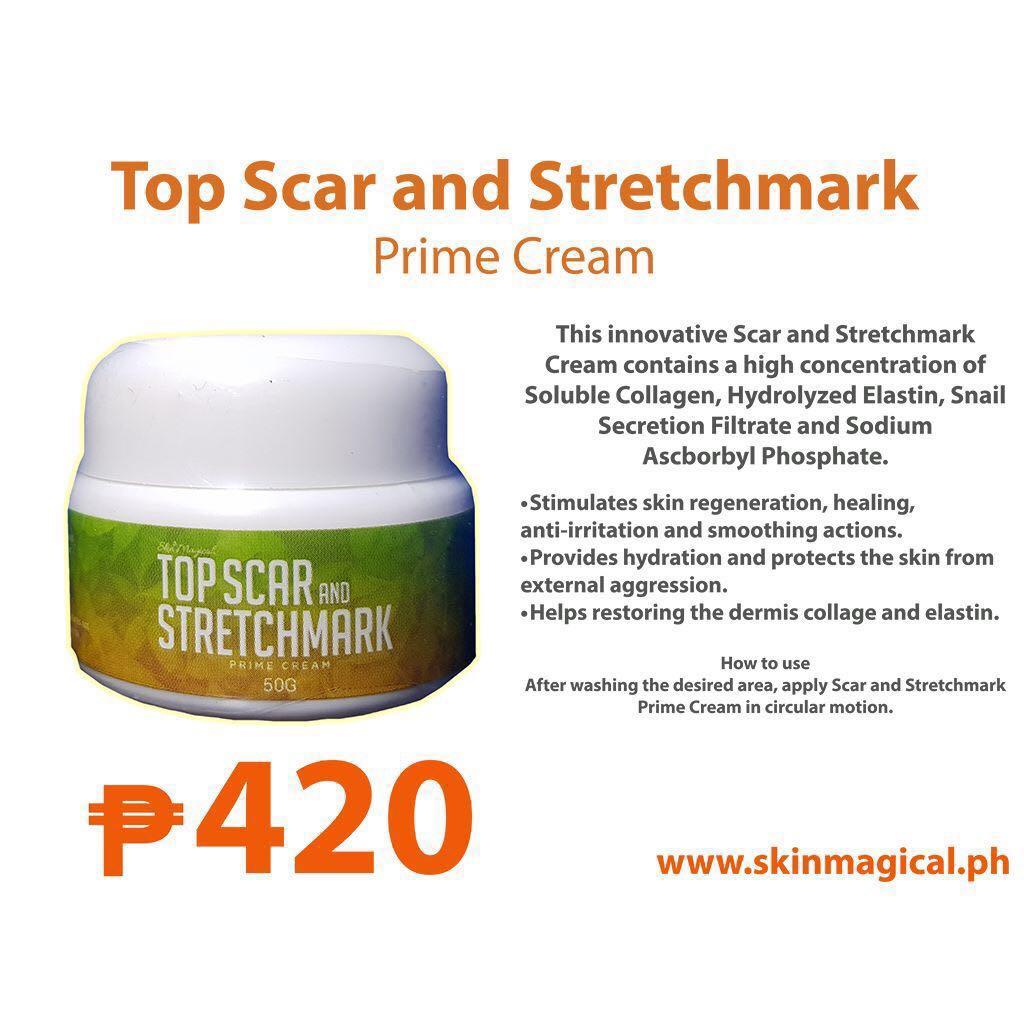 Top Scar and Stretchmark Prime Cream, Health & Nutrition, Medical ...