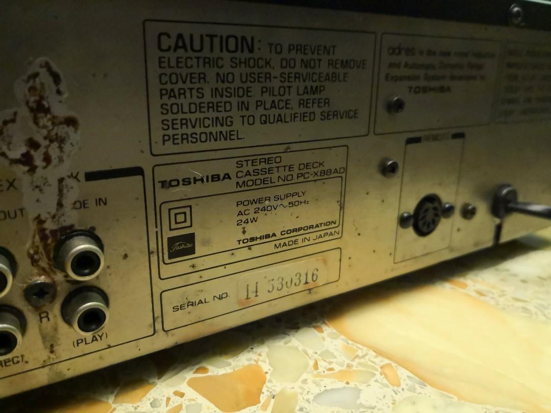 AUREX PC-X88AD Stereo Cassette Deck, Audio, Portable Music Players on Carousell